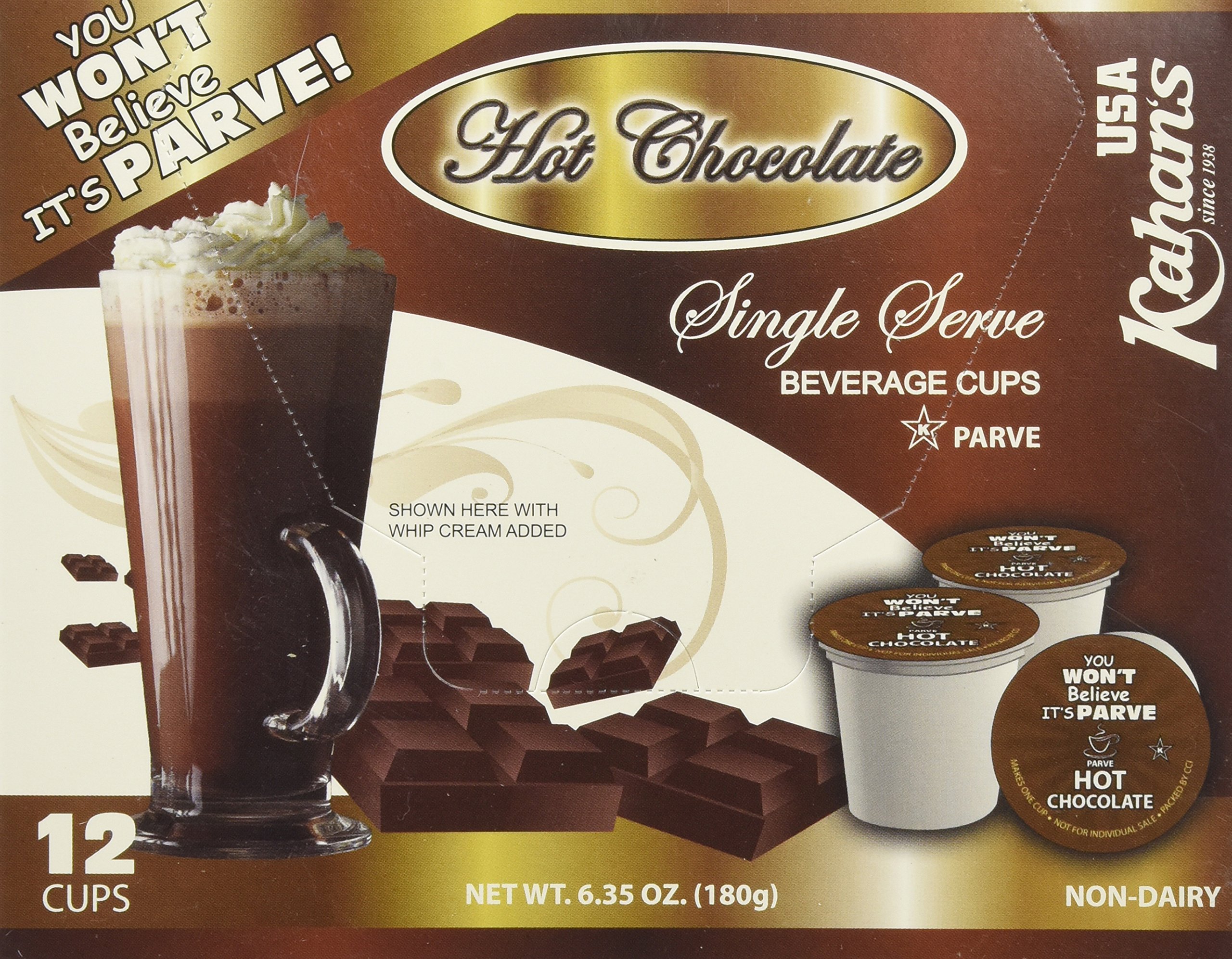 Kahan's Parve French Vanilla Cappuccino Single Serve Beverage Cups 12 ...