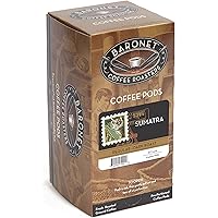 Amazon.com: Baronet Coffee Sumatra Dark Roast, 18-Count Coffee Pods ...