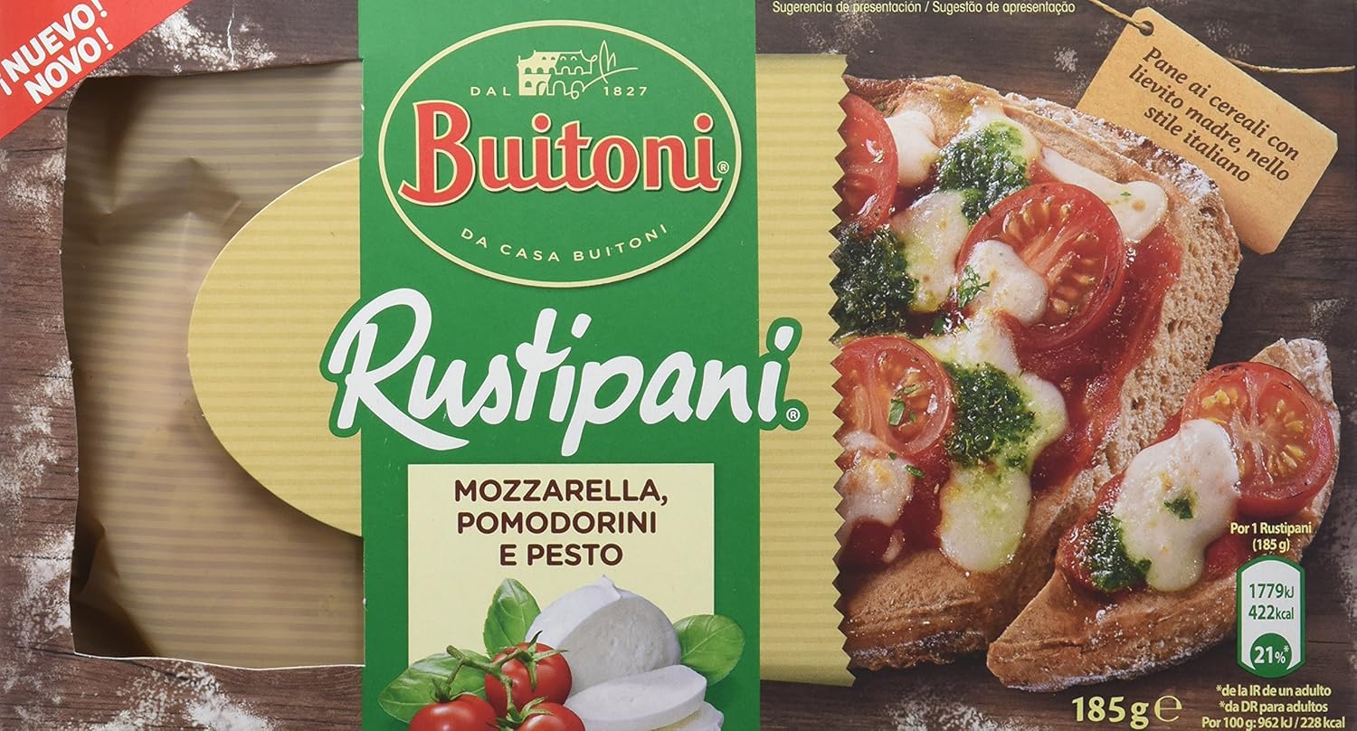 Buitoni Pizza Rustipani con Sabor Caprese: Amazon.es: Alimentación y ...