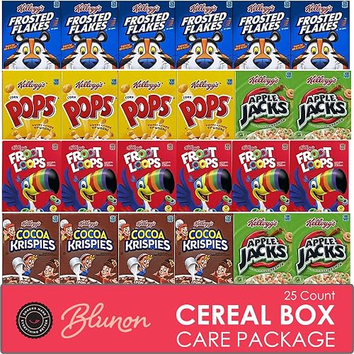 Mini Cereal Boxes Variety Pack - Single Serve Breakfast Cereal ...