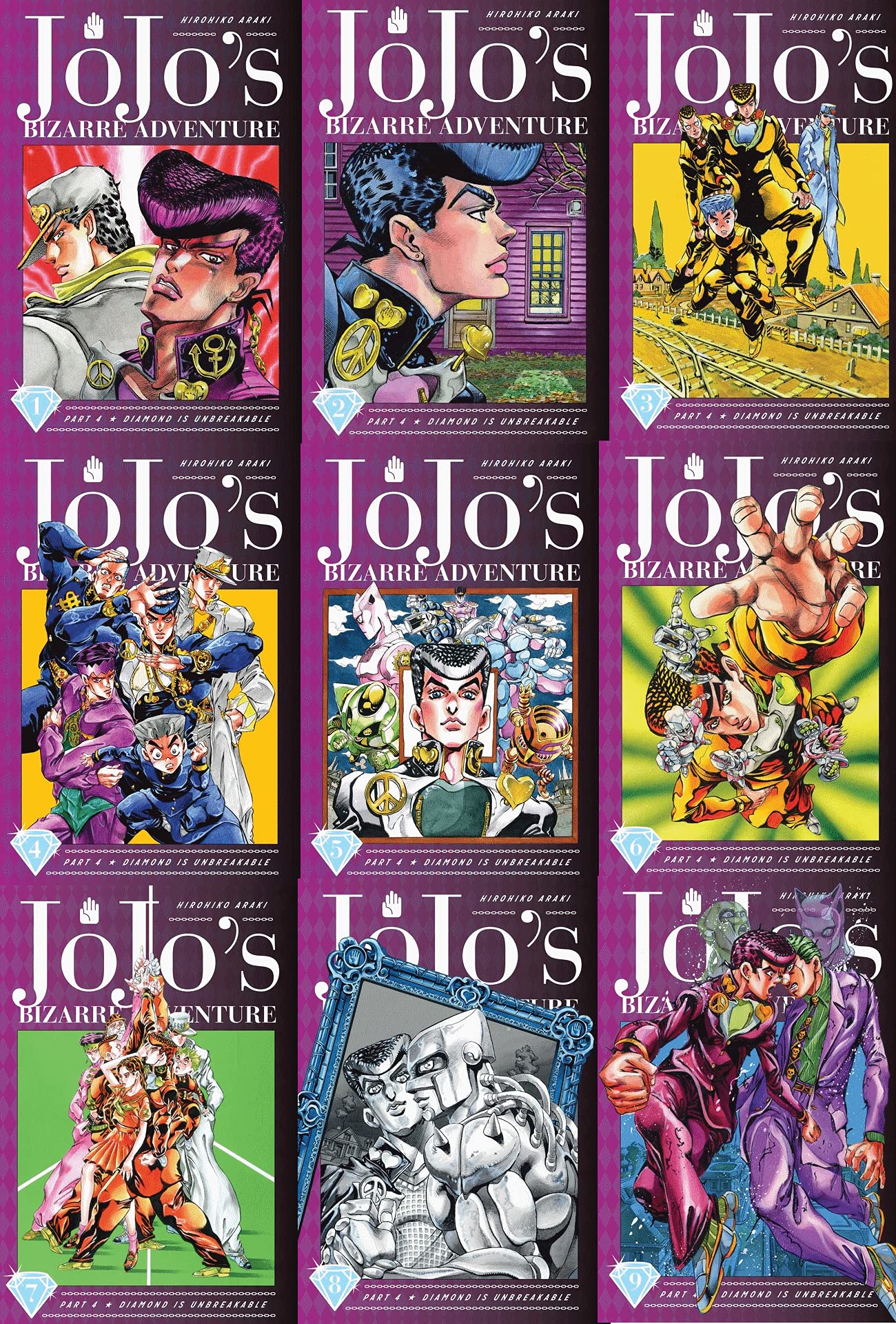 Mua Jojos Bizarre Adventure Part 4 Diamond Is Unbreakable Vol 1-9 FULL ...