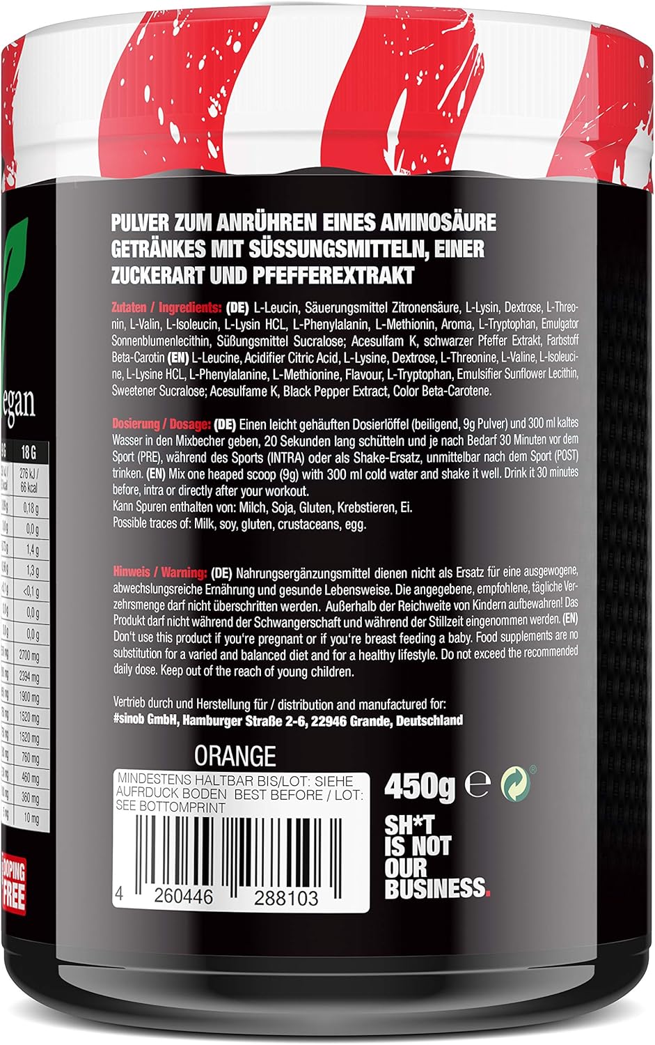 #sinob – Juic3d EAA. Instant Soluble & Vegan. 8 Essential Amino Acids ...