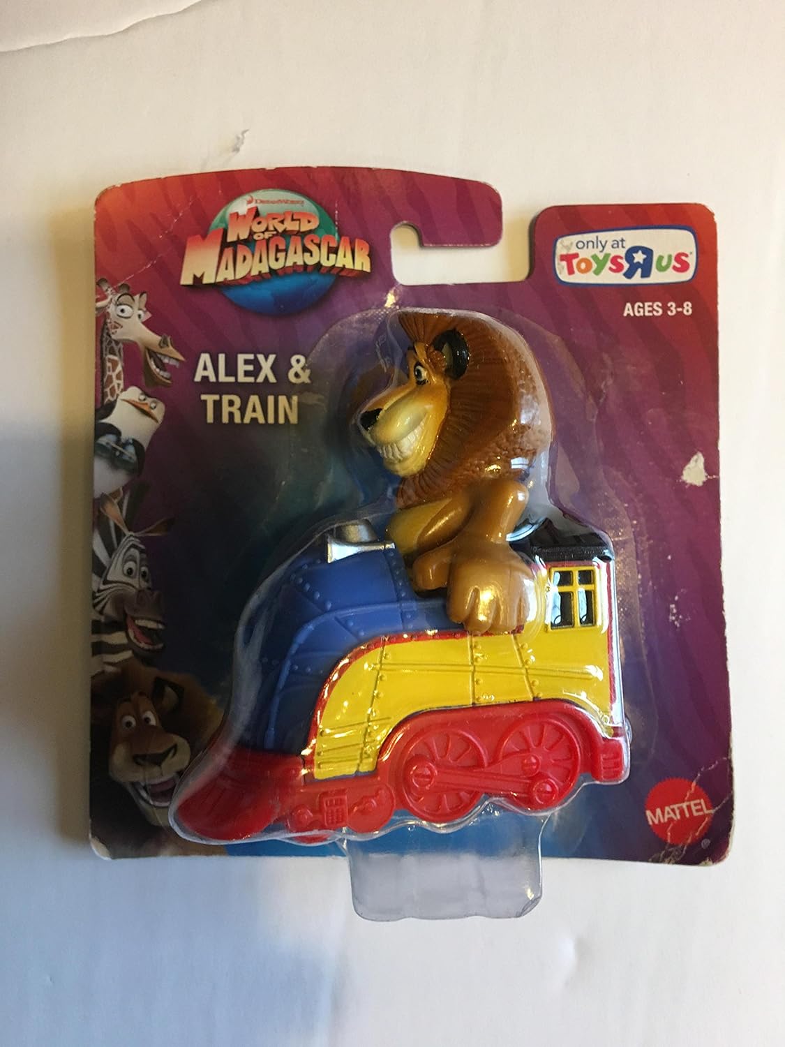Fisher-Price World Of Madagascar Movie Exclusive Mini Alex In Train ...
