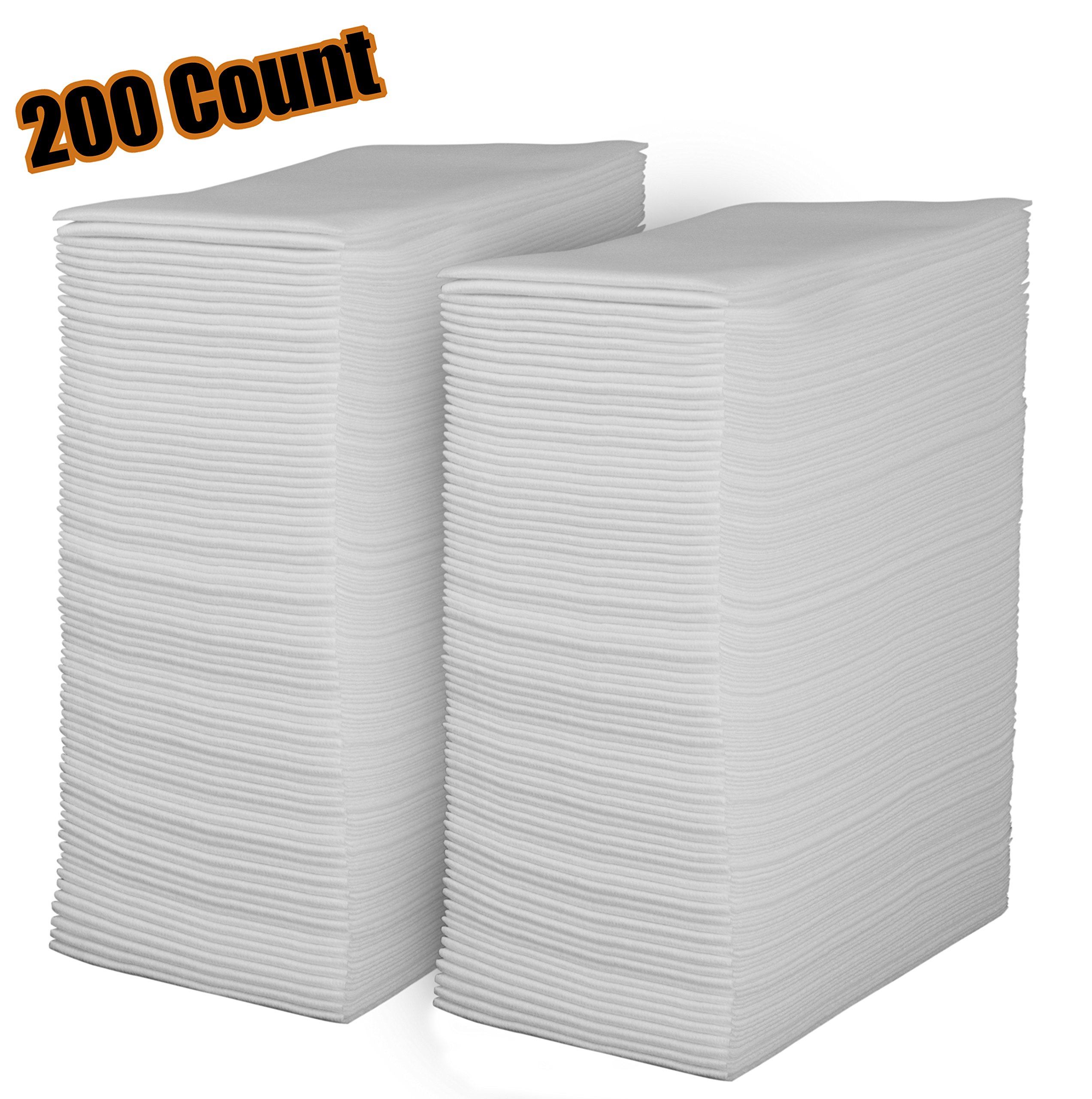 Linen Feel Disposable Guest Towels Cloth Like White Paper Hand
