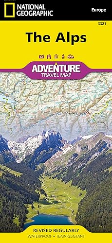 Alps Map (National Geographic Adventure Map, 3321) in Kenya | Whizz