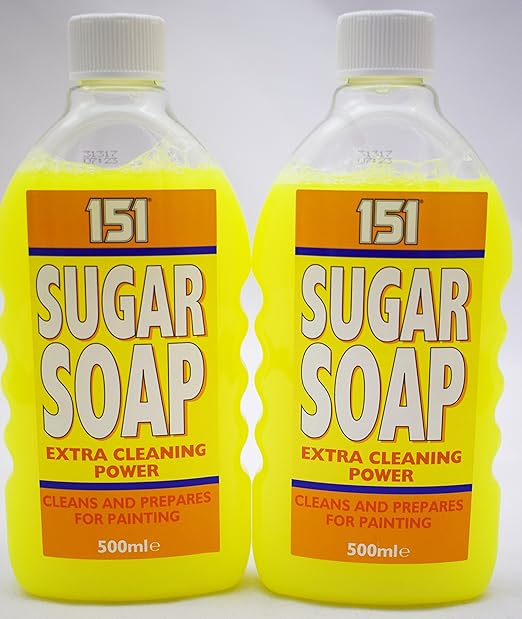 2 x 151 Sugar Soap, Cleaning, Preparing Paint Work - 500ml Each: Amazon ...