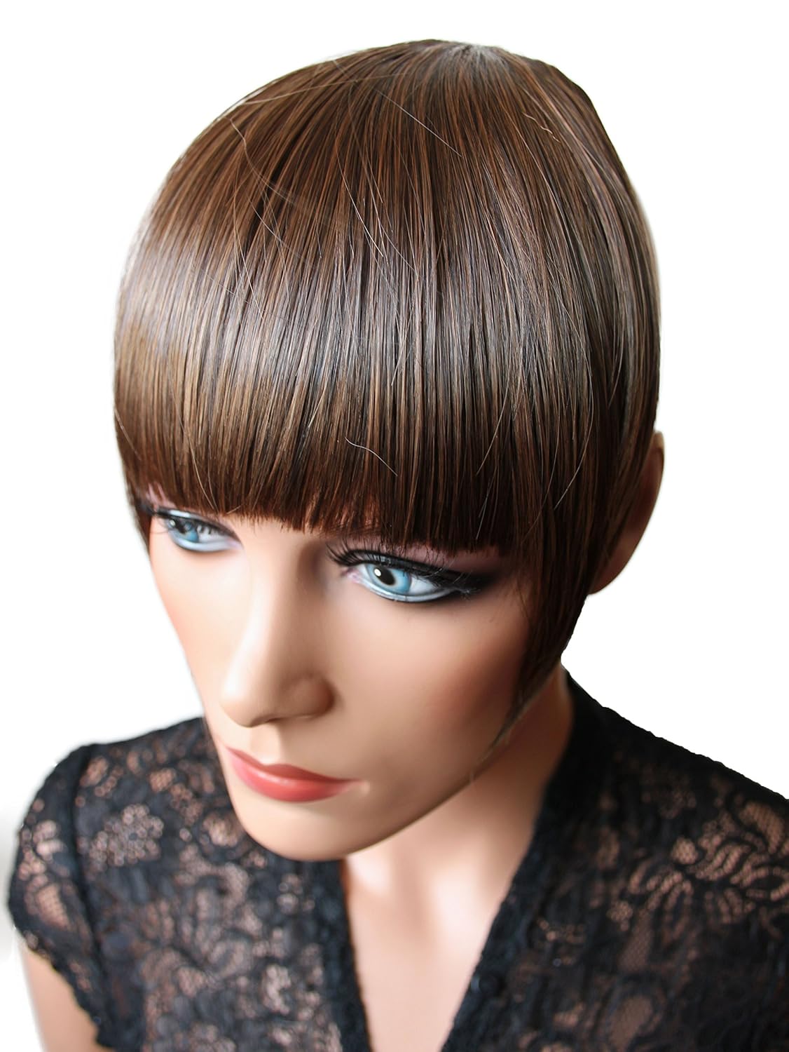 PRETTYSHOP Clip In Extension seitlicher Pony Stirnfransen Haarteil ...