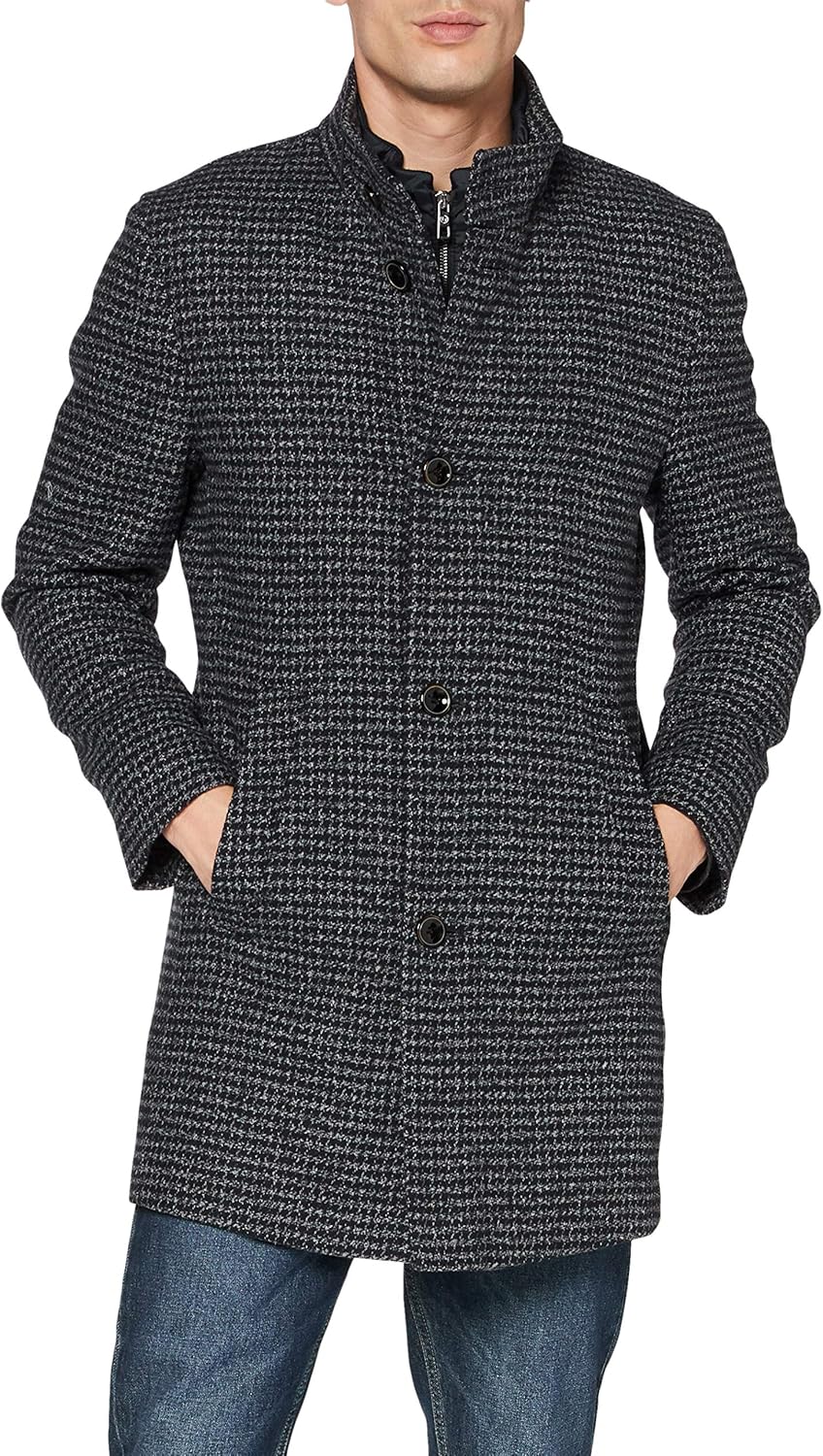 Bugatti Men's 621428-64028 Wool Coat: Buy Online at Best Price in UAE ...