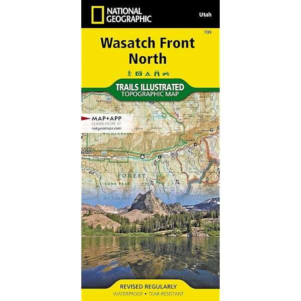 Mapa Del Desierto De High Uintas High Uintas Wilderness Map: National