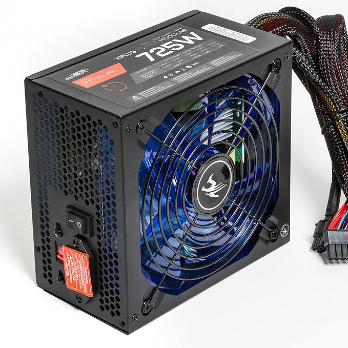 Amazon.com: Sentey Xpp725-pm Modular Desktop Power Supply / 140 Mm Blue ...