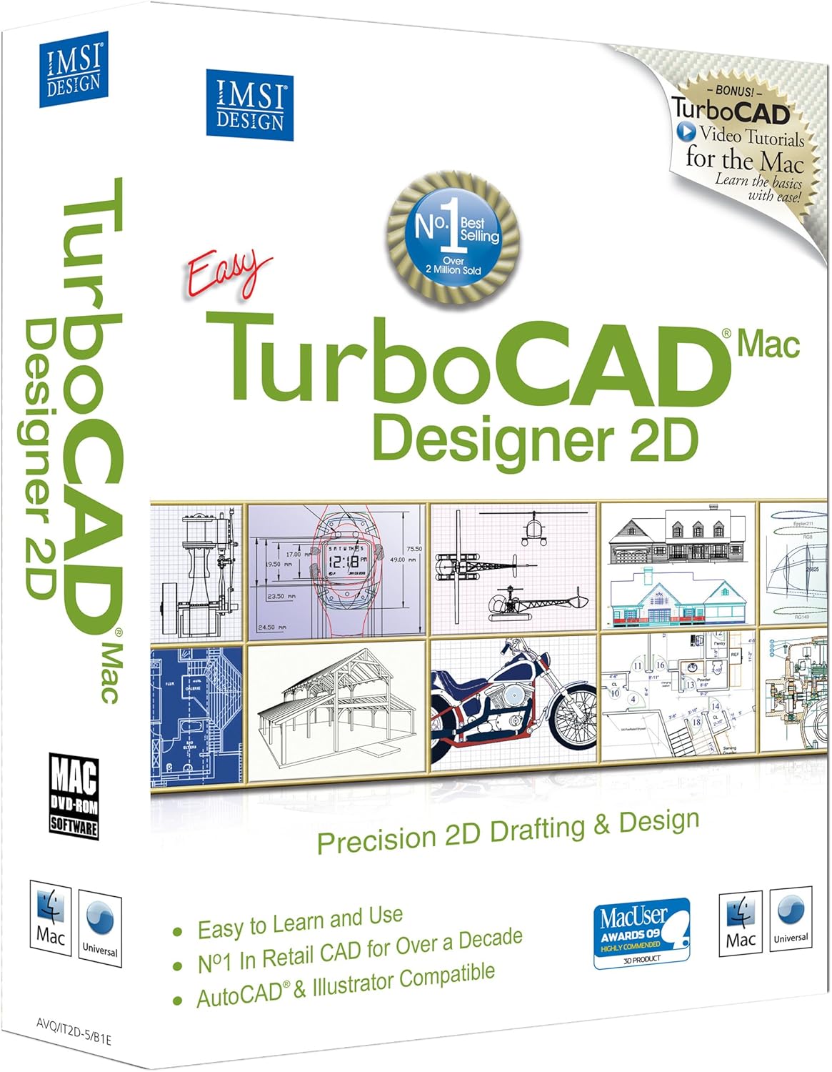 TurboCAD MAC Designer 2D V5 (Mac) – BigaMart