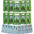 Amazon.com: Minecraft Party Favor Bags for Kids with Sticker Sheet, 10 ...