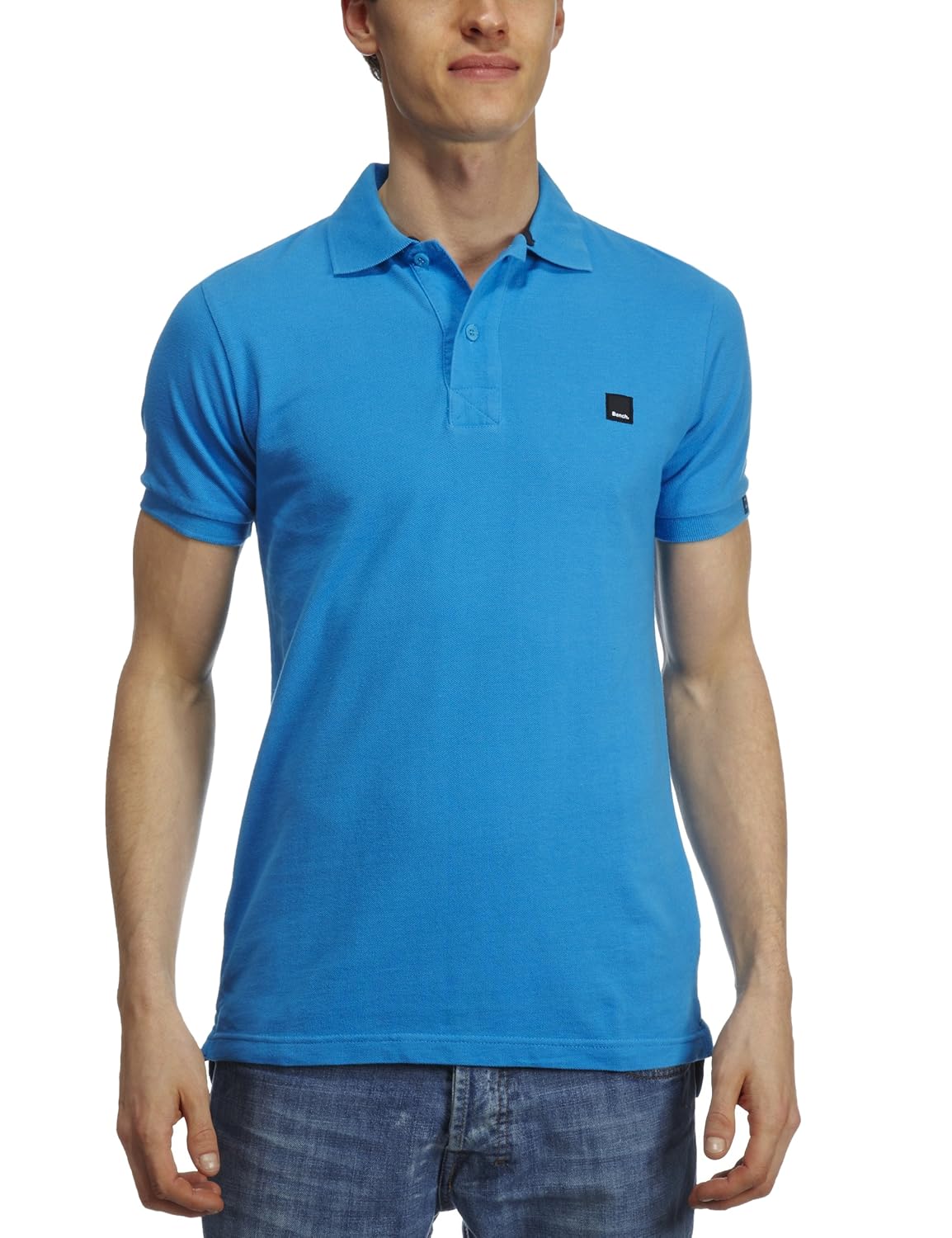 Bench Resting D Polo Shirt Men's Top Dresden Blue Large: Amazon.co.uk ...