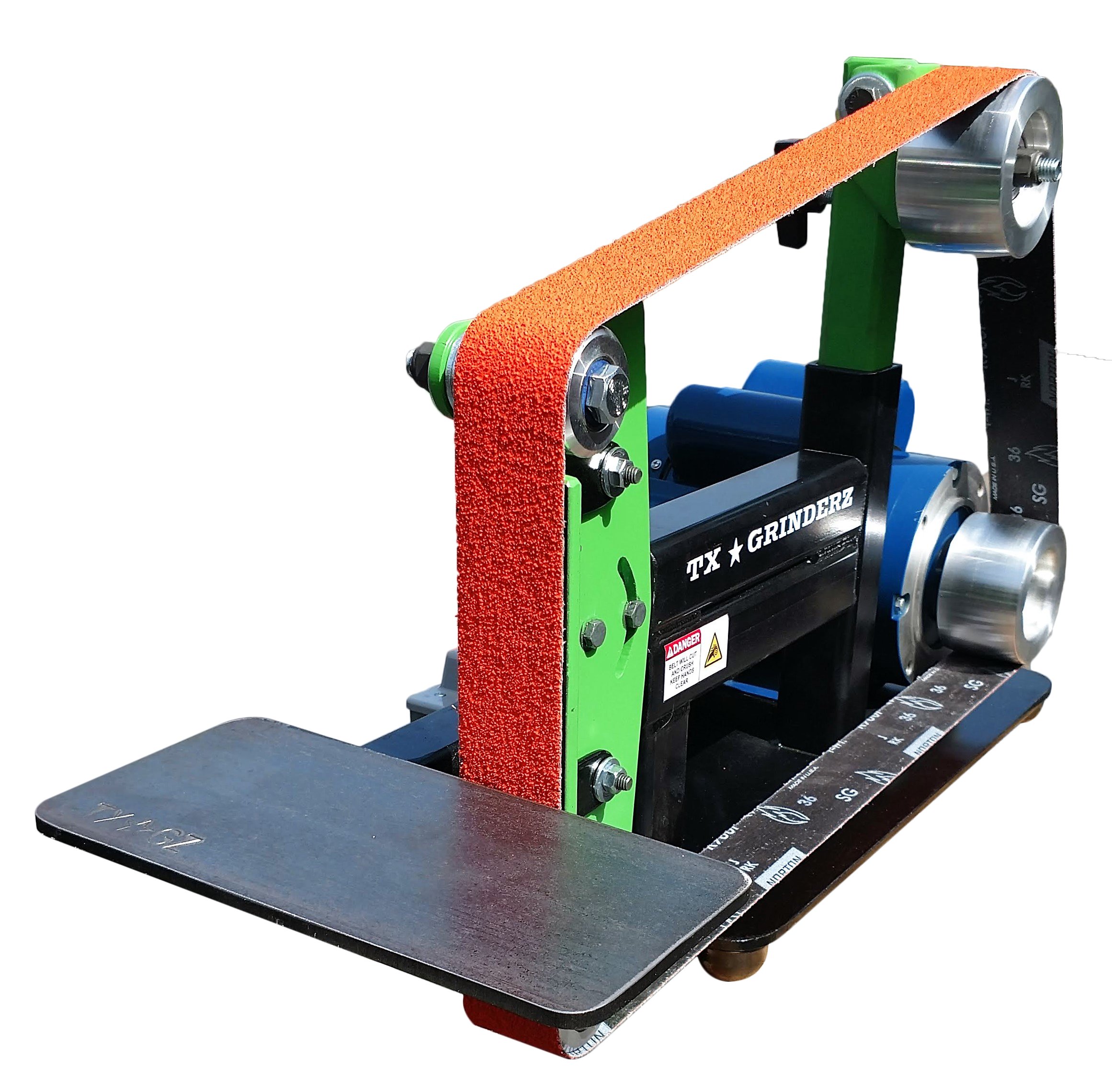 2X72 BELT GRINDER SANDER 1 5 HP KNIFE MAKER TX GRINDERZ HEAVY DUTY MADE