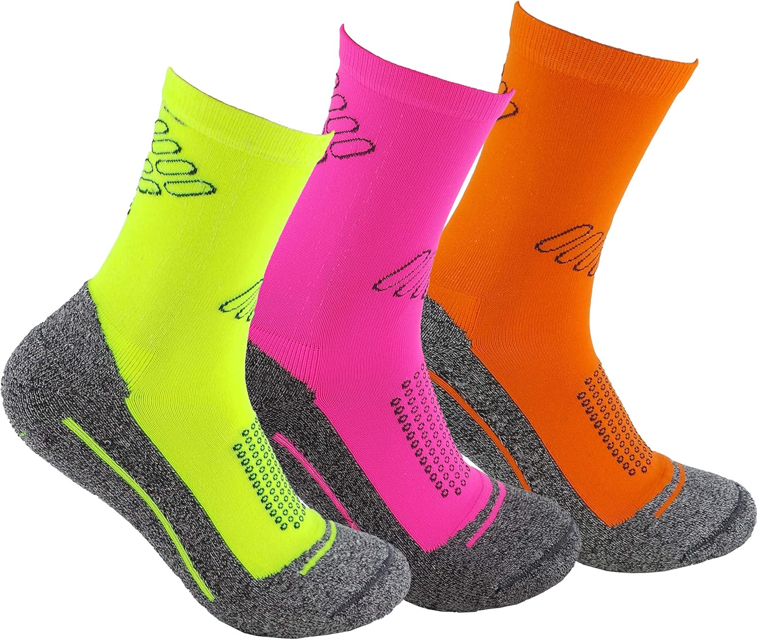 Calcetines deportivos (3 pares) SIN COSTURAS de alto rendimiento para ...