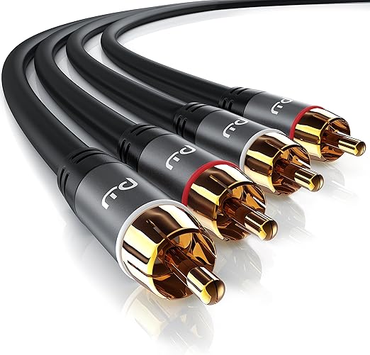 Primewire RCA Audio Cable 5m - 2RCA Phono Plugs to 2RCA: Amazon.co.uk ...