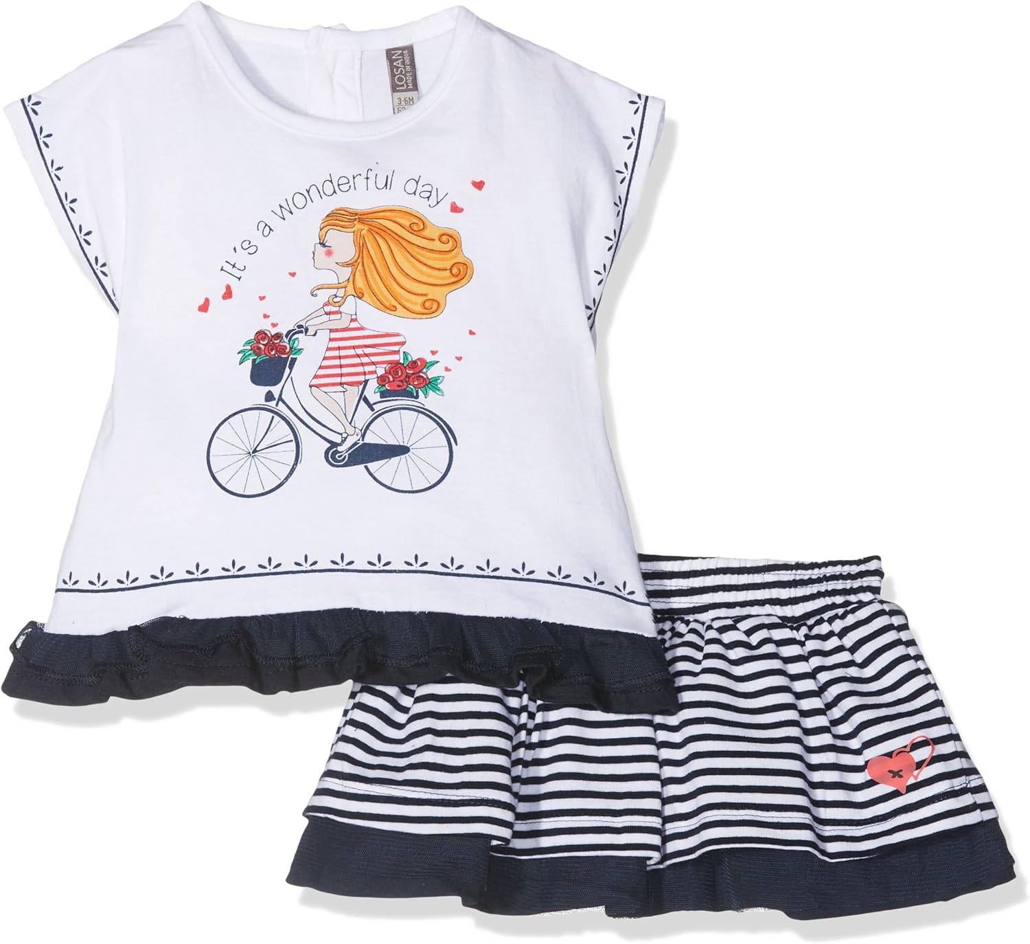 Losan Baby Girls' Clothing Set: Amazon.co.uk: Clothing