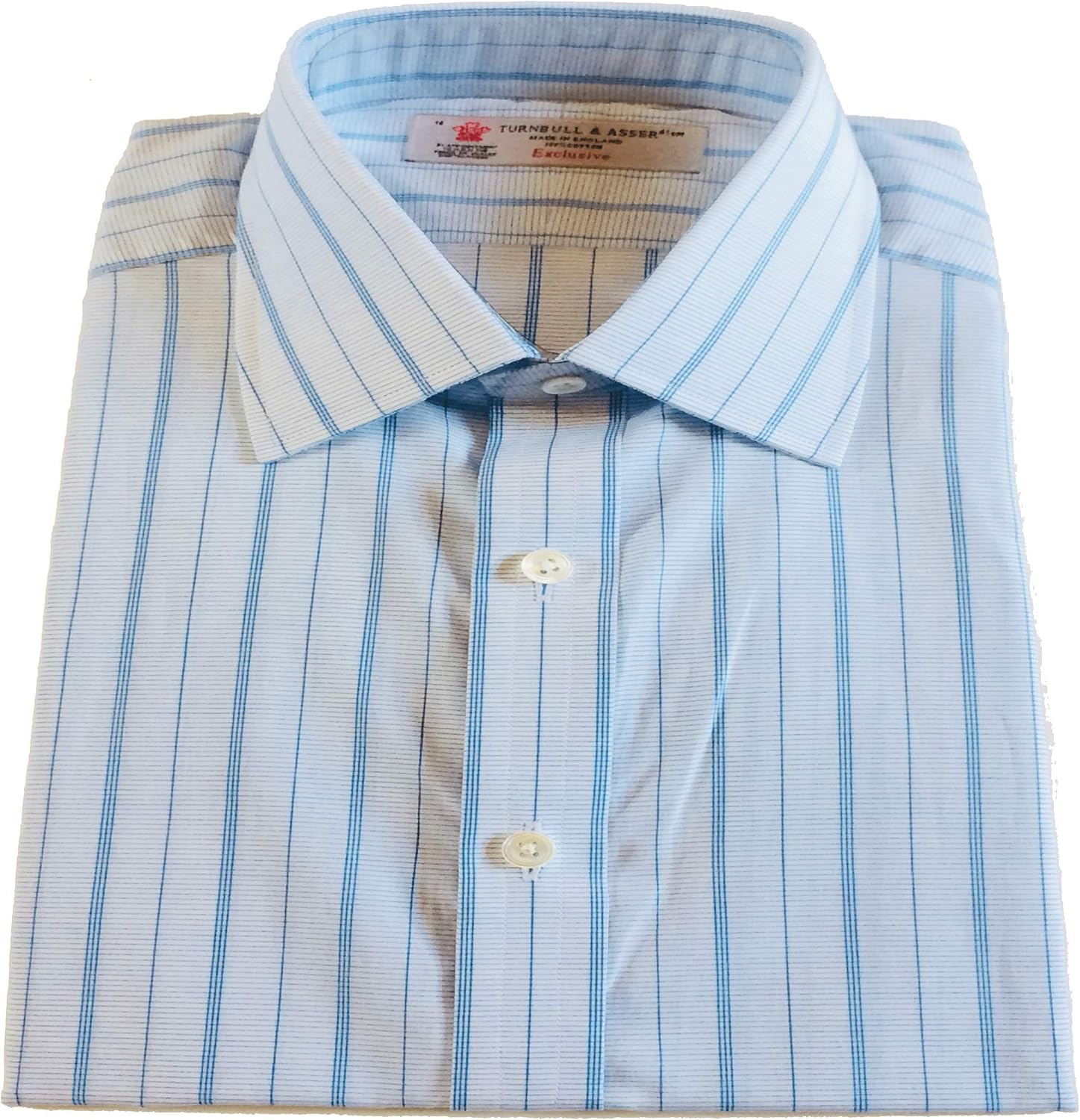 Turnbull & Asser Shirt Blue: Amazon.co.uk: Clothing
