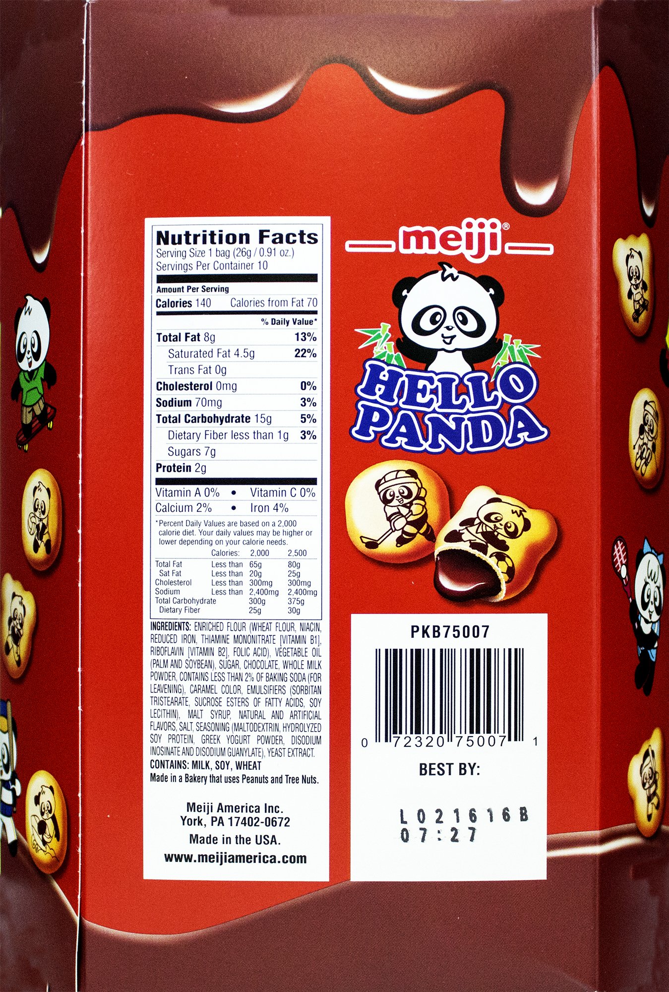 Mua Hello Panda Family Pack Cookies, Chocolate, 9.1 oz (10 Individual ...