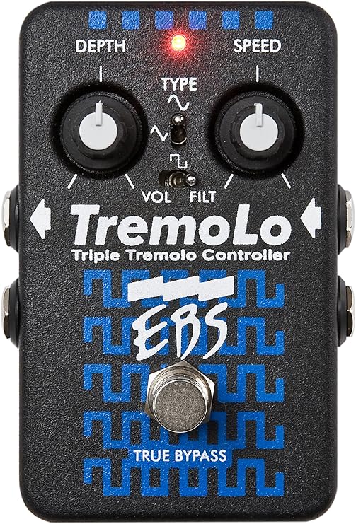 Amazon.com: EBS TremoLo Triple Bass Tremolo Controller Pedal with ...