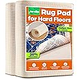 Amazon.com: Jorvila Non Slip Rug Pad 9x12 Feet, Anti Skid Mat for Under ...