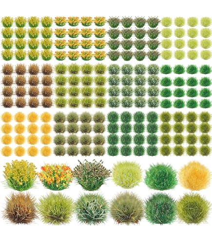 Heather Grass Tufts HO Scale Heather Tufts X117 – Self-Adhesive Static ...
