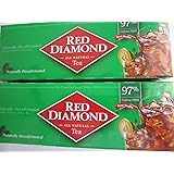 Amazon.com : Red Diamond Naturally Decaffeinated Tea Bags Single ...