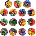 Amazon.com: 15 Packs Silicone Monkey Stringy Balls Rainbow Sensory ...