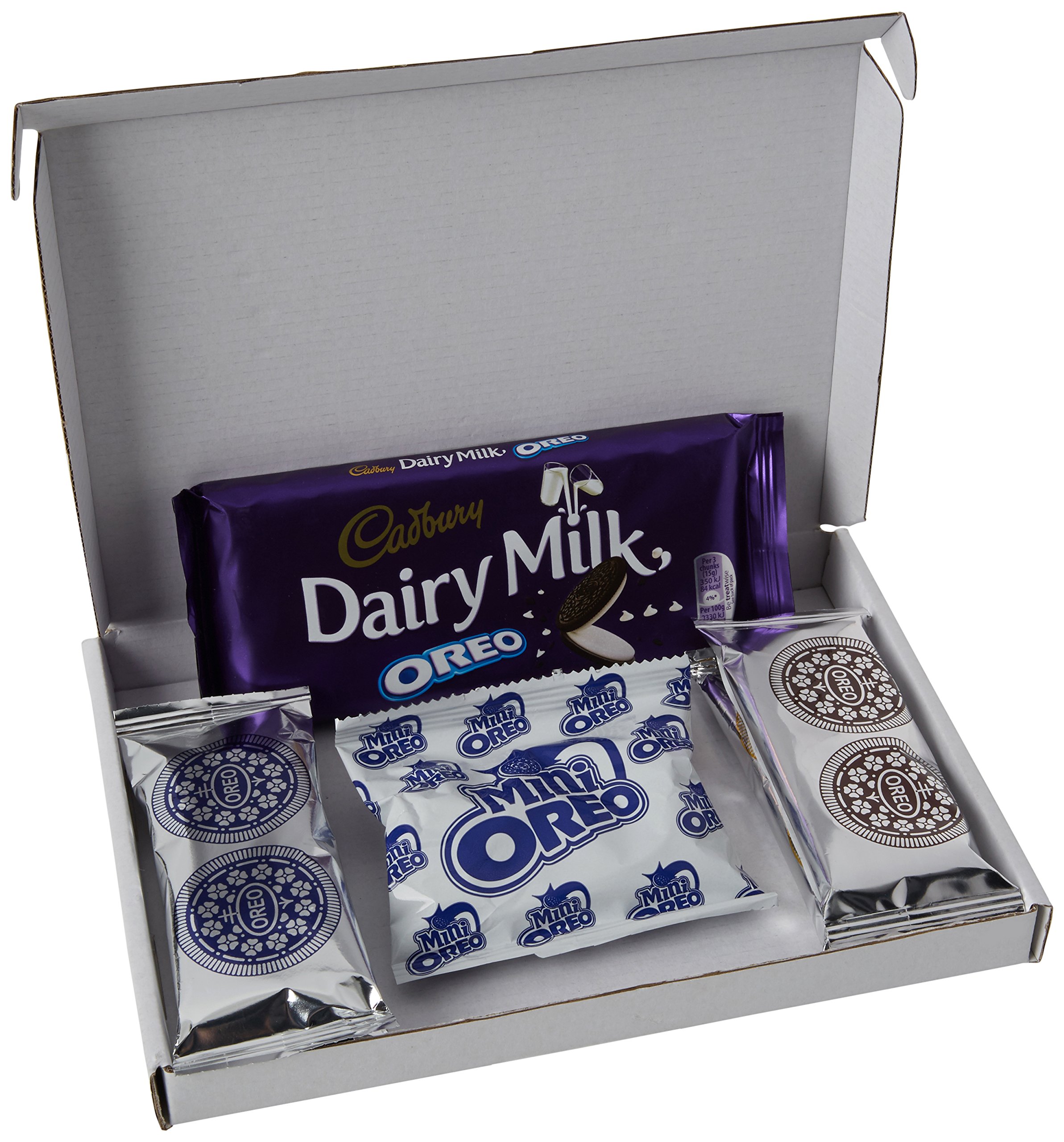 Buy Oreo Lovers Treat Box - Cadbury Dairy Milk Oreo Bar, Mini Oreo Pack ...