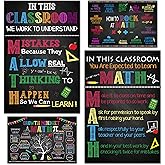 Amazon.com: gisgfim 11 Pcs Math Posters Math Teacher Bulletin Board for ...