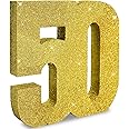 Amazon.com: TONIFUL 50th Birthday Decoration for Men and Women,50th ...