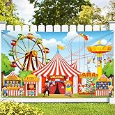 Amazon.com: KatchOn, Carnival Backdrop for Carnival Decorations - Large ...