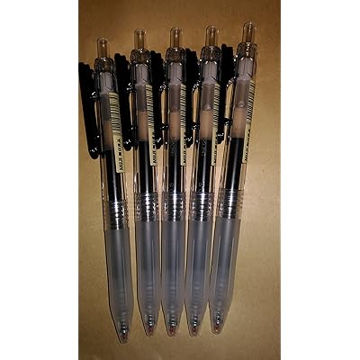 Muji Clear Ball Pen - Negro, 0.5mm (Paquete de 5) Chile | Ubuy