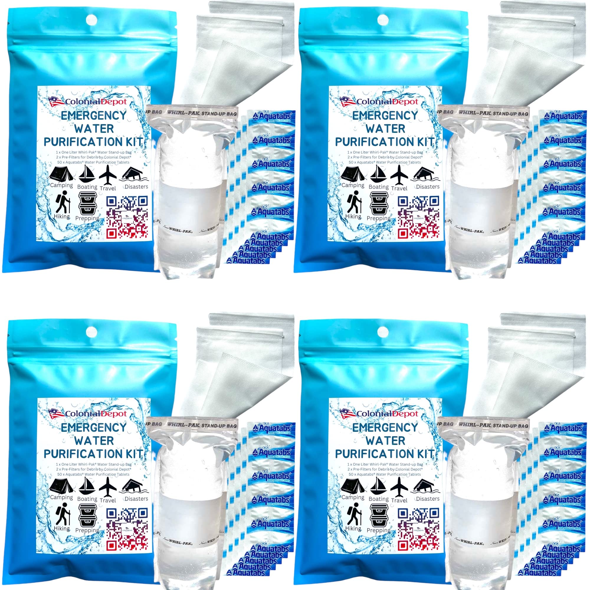 Mua Emergency Water Purification Tablets, Aquatabs 200 pk Water ...