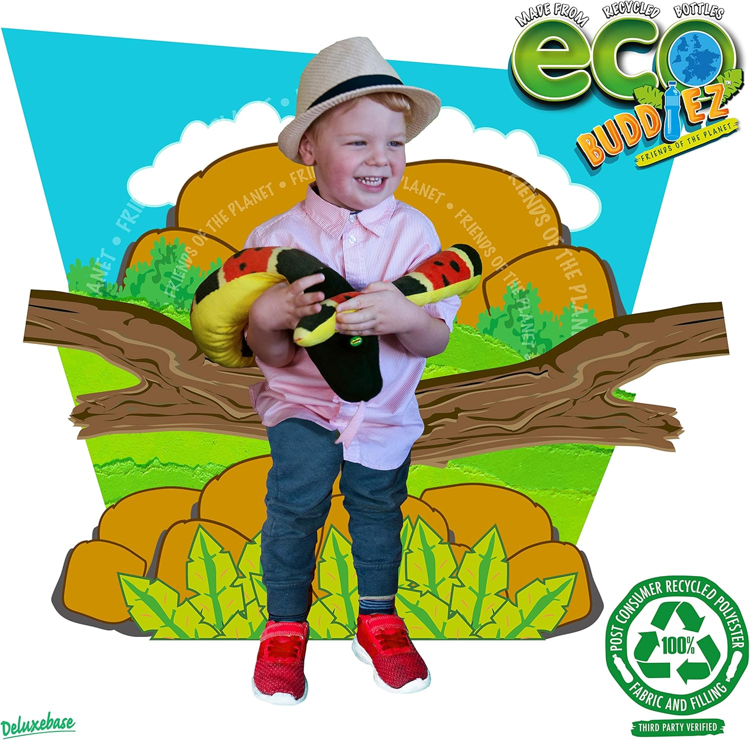 EcoBuddiez Sssnakes – Coral Snake from Deluxebase. Soft Toy (140cm ...