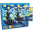 Amazon.com: Pix Brix Pixel Art Puzzle Bricks - Starry Night Pixel Puzzle - Patented Colorful ...