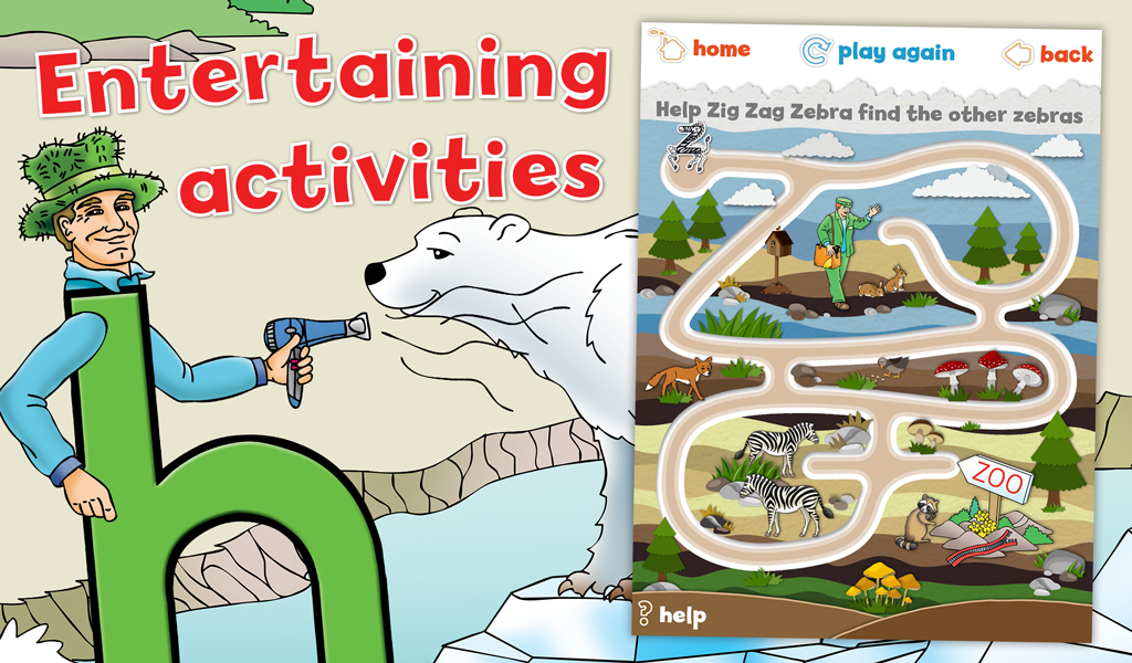 Letterland Stories: Zig Zag Zebra - FreeTime Unlimited Edition: Amazon.com.au: Appstore for Android