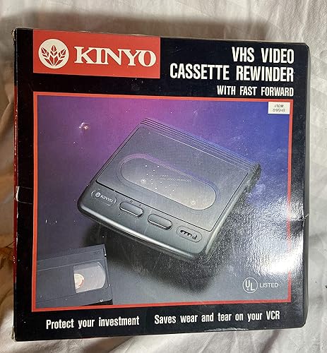 Kinyo VHS Video Cassette Rewinder VR-1601 With Fast Forward in Saudi ...