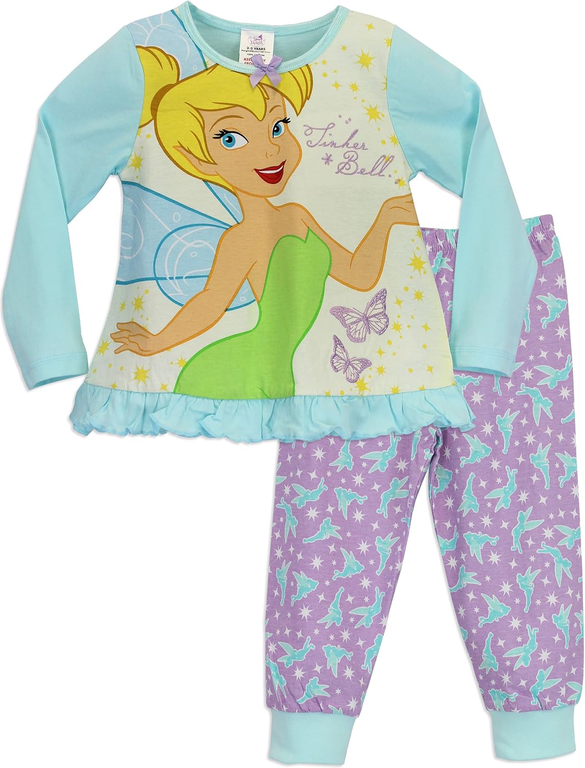 Disney Tinkerbell - Pijama para niñas - Campanita 6 - 7 Años: Amazon.es ...