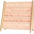 Amazon.com: 3 Sprouts Recycled Fabric Kids Bookshelf – 4-Tier Sling ...