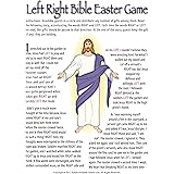 Amazon.com: Printable Christian Easter Bible Left-Right Gift Exchange ...