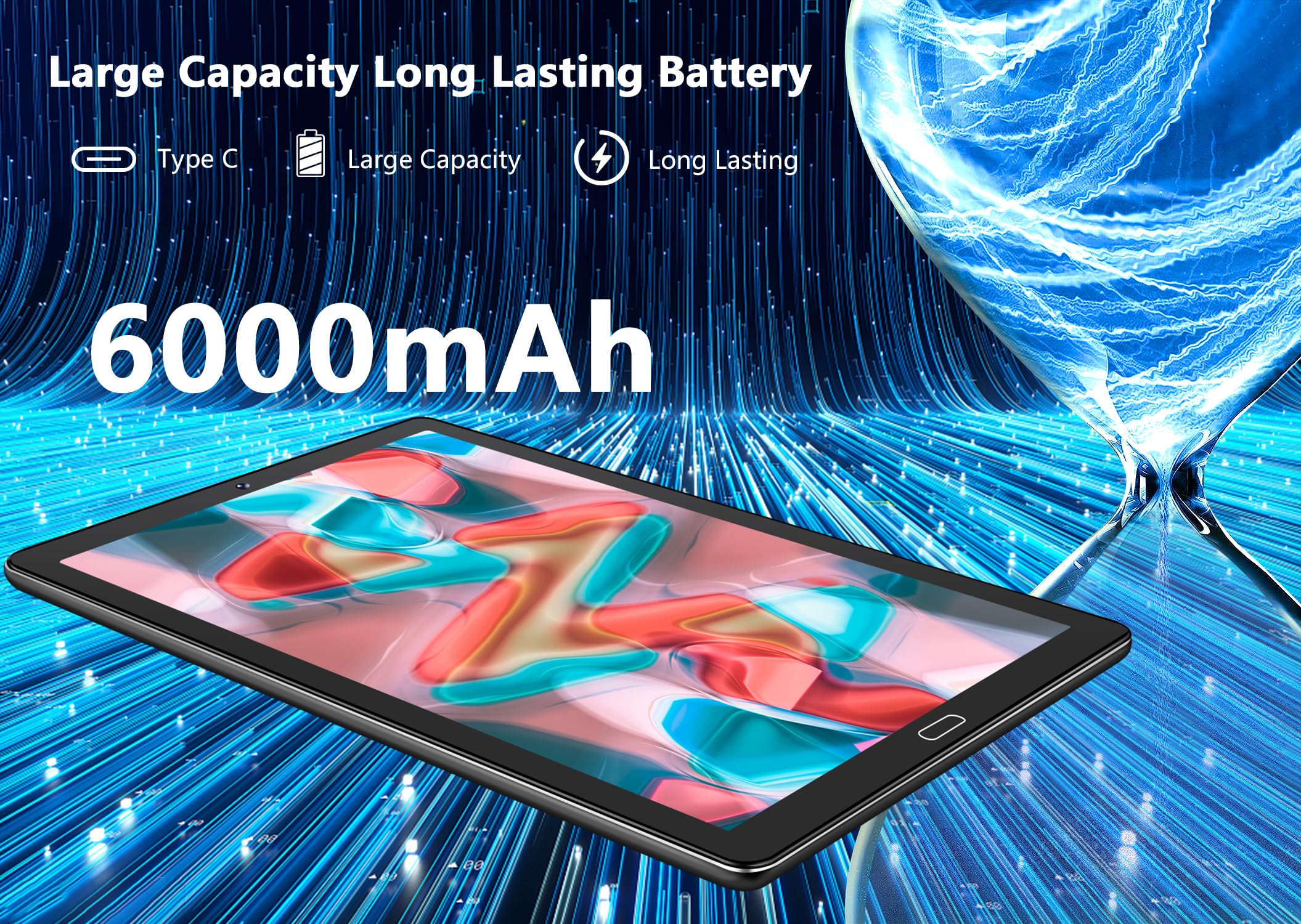 Mua GOODTEL 2024 Newest Tablet 10-inch 10GB RAM 64GB ROM 1TB TF, Android 13, WiFi 5G/2.4G ...