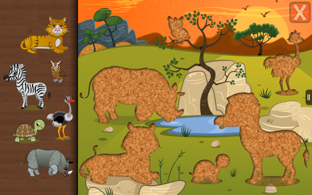 Puzle de animales para bebés y niños : Amazon.es: Apps y Juegos