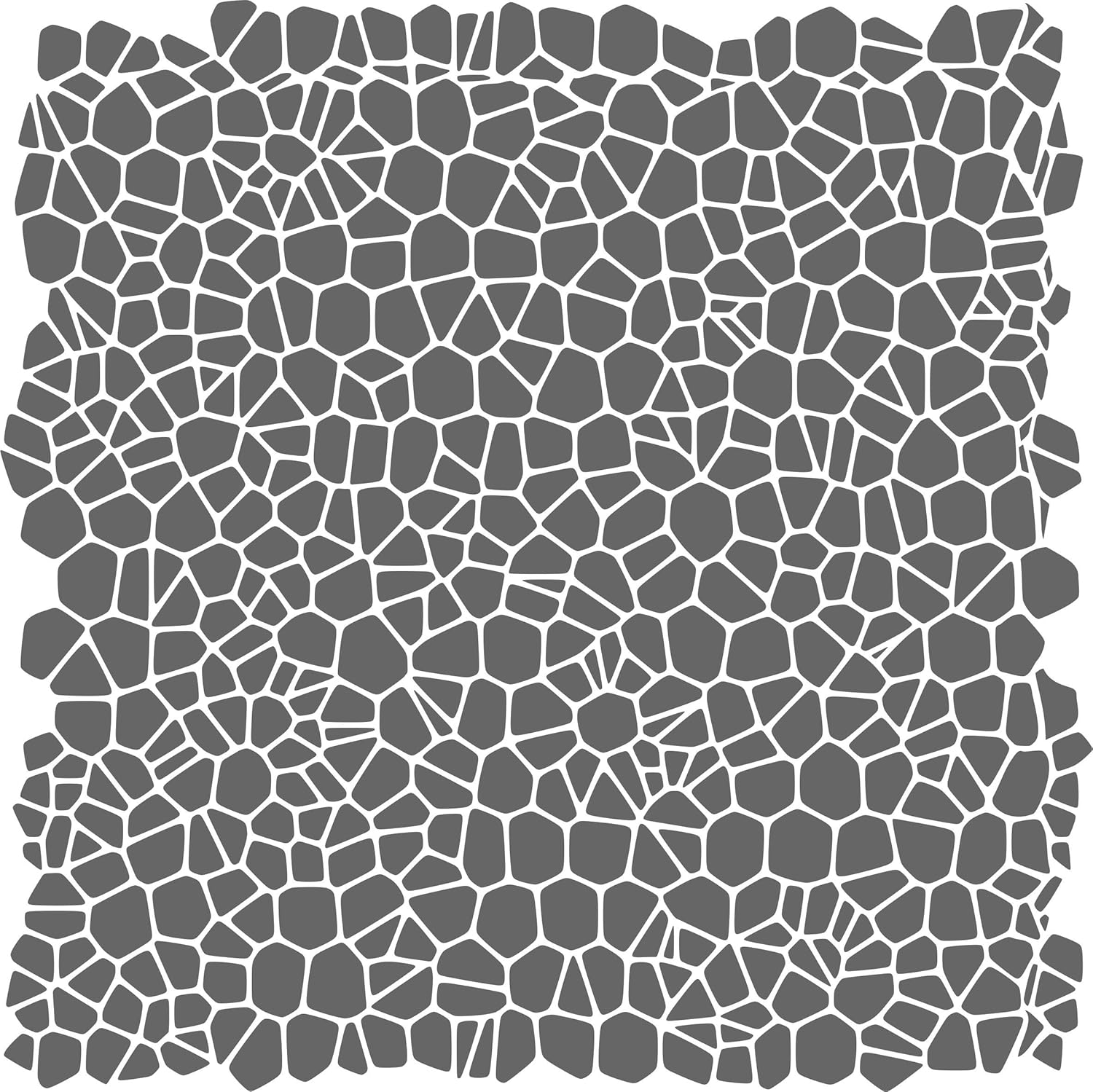 Crackle Pattern Stencil – 35.5 x 35.5cm (L) – Reusable Large Abstract ...