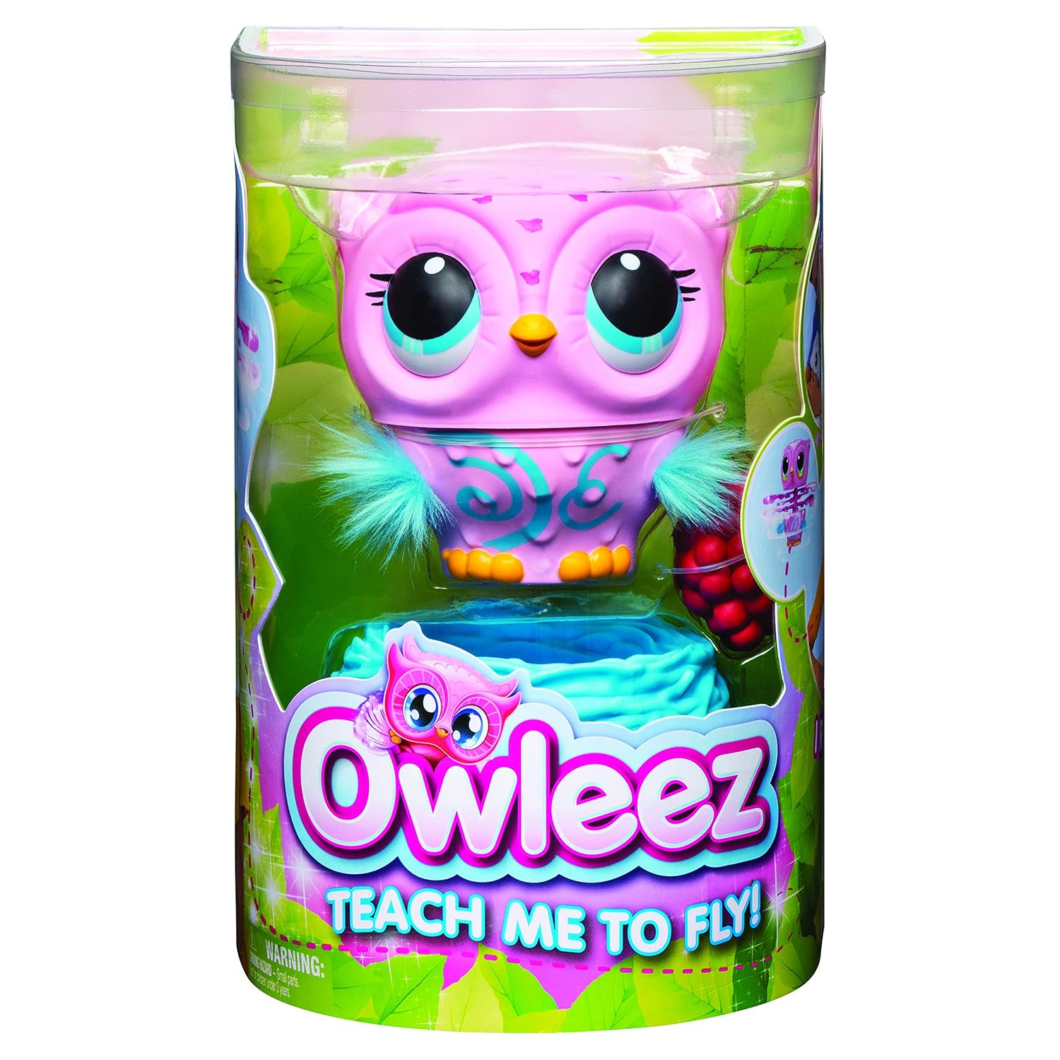 Buy Owleez Flying Baby Owl Interactive Toy with Lights and Sounds (Pink ...