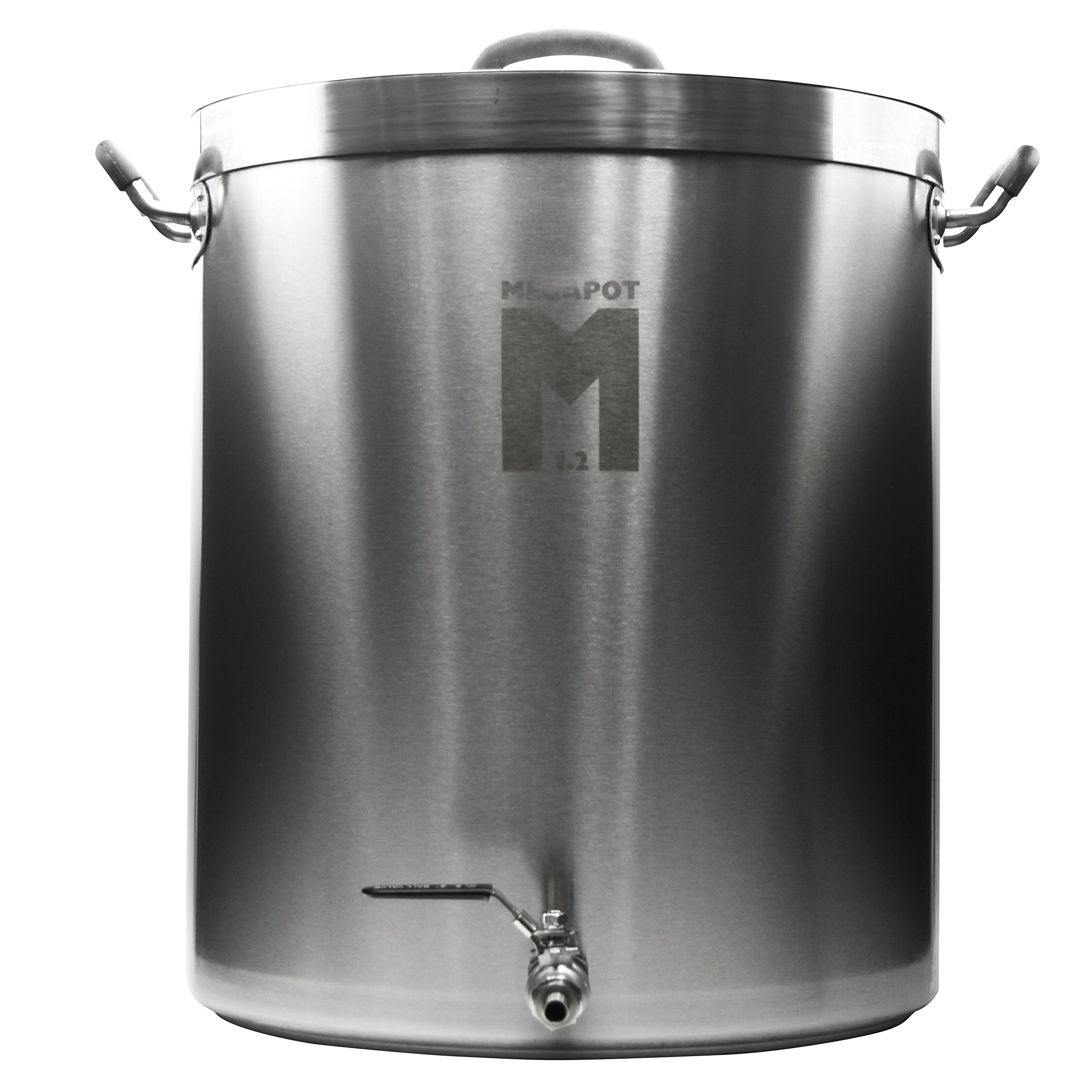 Northern Brewer - MegaPot Stainless Steel Brew Kettle with Volume ...