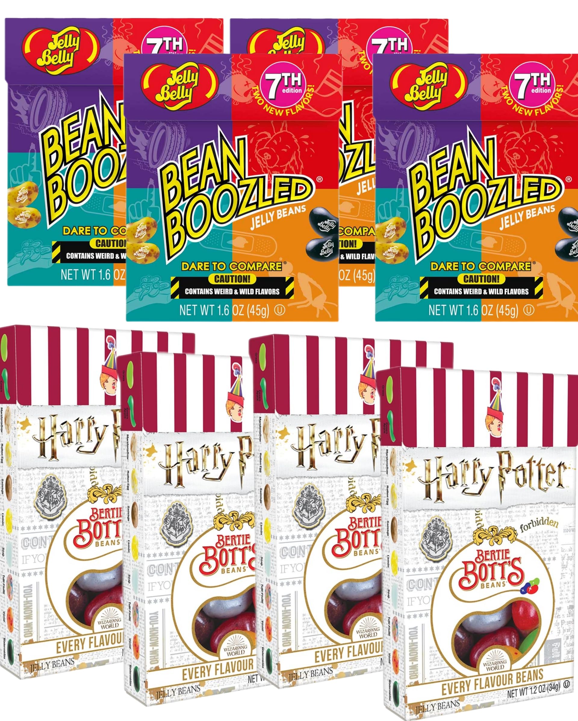 Mua Just Grown Jelly Belly Bean Boozled (Pack of 4) *7th Edition* 1.6oz ...