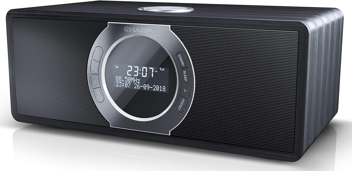SHARP DR-S460 (BK) Stereo Digitalradio/DAB, DAB+, Bluetooth, FM Radio ...