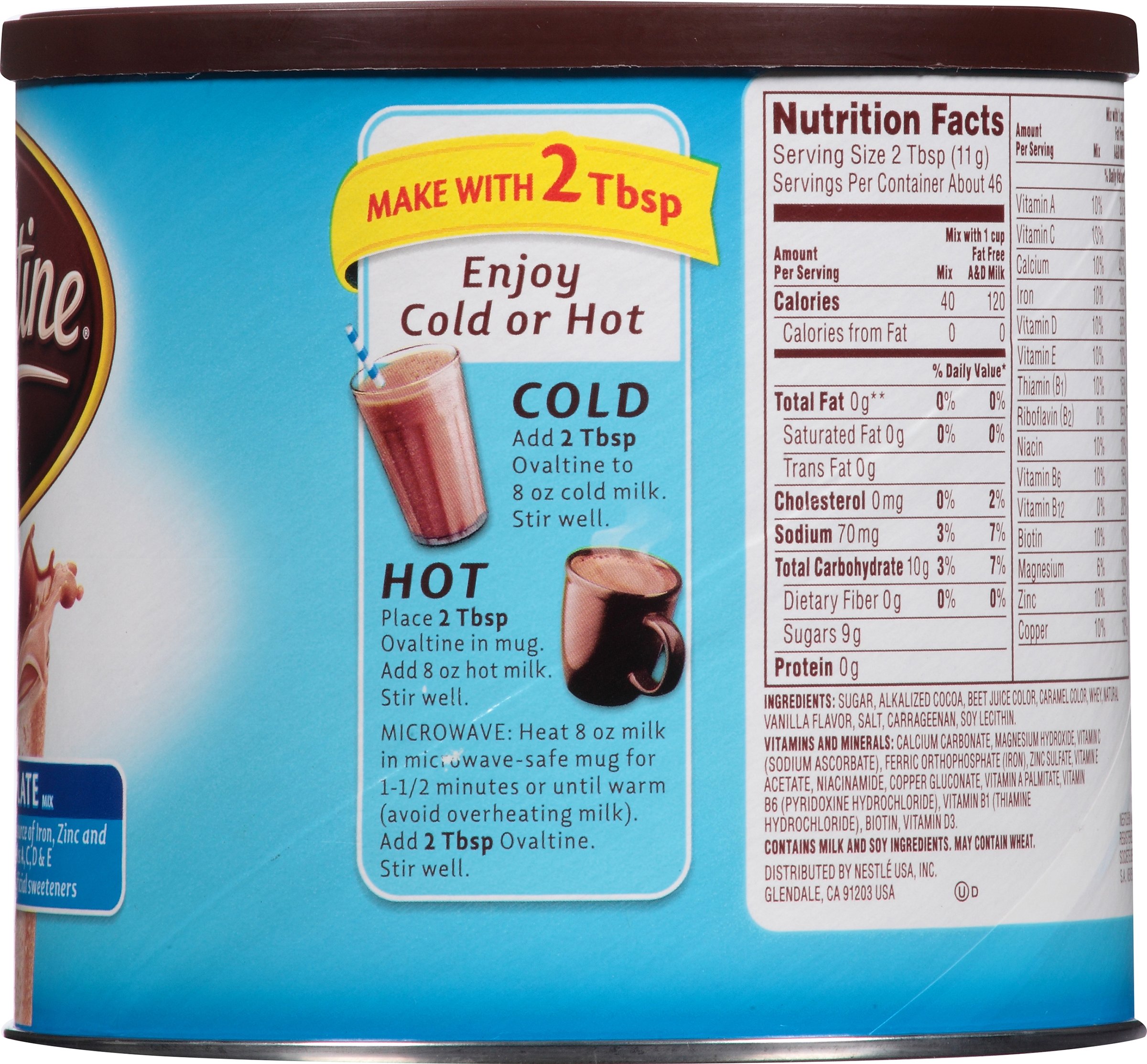 Ovaltine Soy Nutrition Facts – Besto Blog