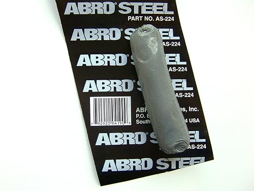 ABRO Steel-Reinforced Epoxy Putty, 1.5 oz, Metal Reinforced Filler ...
